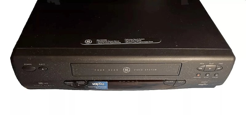 Classic GE VG4058 VCR 4-Head VHS Player - Tested, Works Well | Reverb