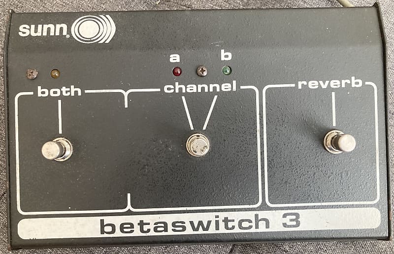 Sunn Betaswitch 3 Amp Footswitch Vintage, Very rare | Reverb