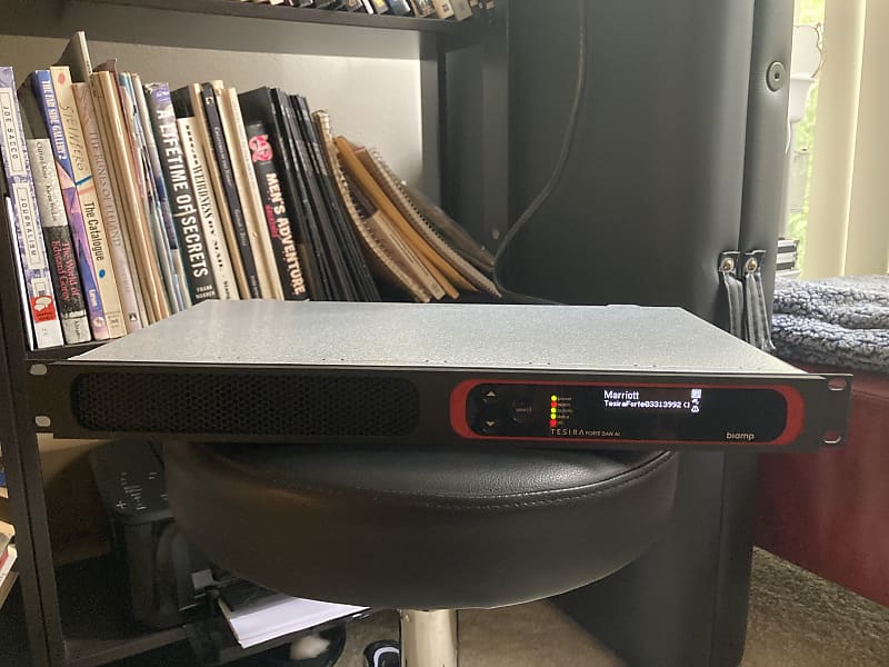 Biamp Tesiraforte dan ai Dante 32x32 interface | Reverb