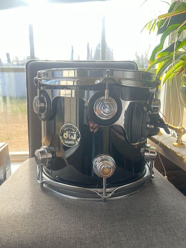 DW Collector's Series 10" Rack tom Mid 90's - black | Reverb