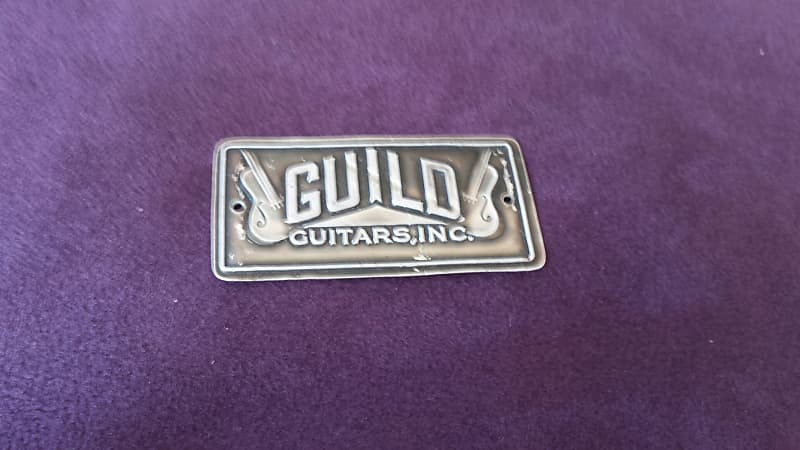 Guild Guitar Case Metal Logo Vintage Original FREE shippiong | Reverb