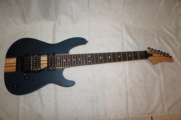 7 string guitar, neck through body | Reverb