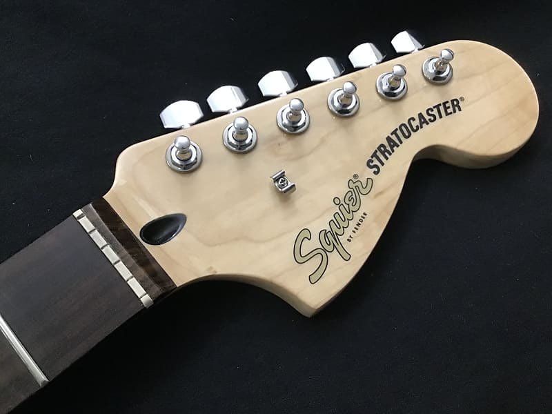 Squier Stratocaster neck with Gotoh Tuners | Reverb
