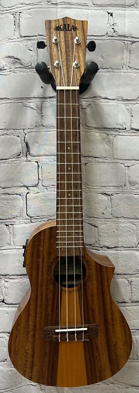 Kala Model Teak Tri-Top Concert Ukulele w/ Cutaway & EQ - | Reverb