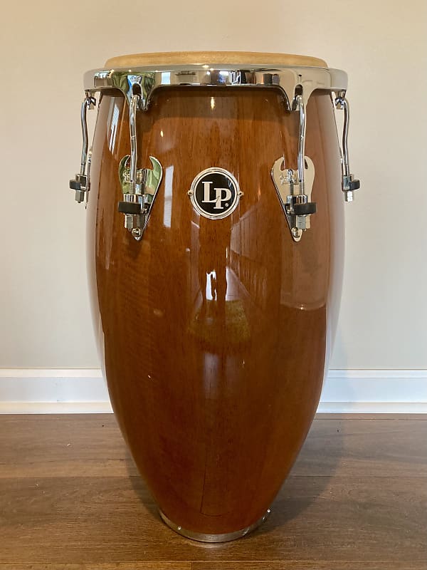 LP Matador Series 11-3/4" Wood Conga - Almond Brown/Chrome | Reverb