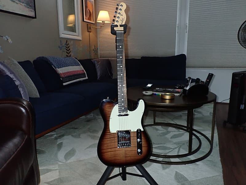 Fender Telecaster American Elite 2017 - Black Burst | Reverb