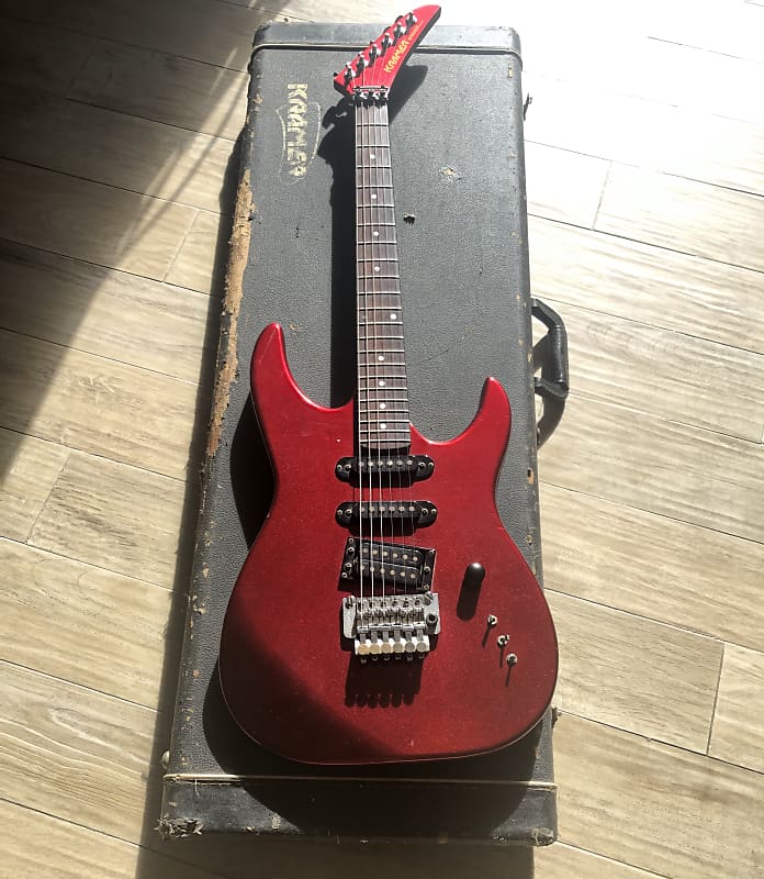 Kramer Striker 600st 80’s Metallic Red (Eddie Van Halen Vibe) | Reverb