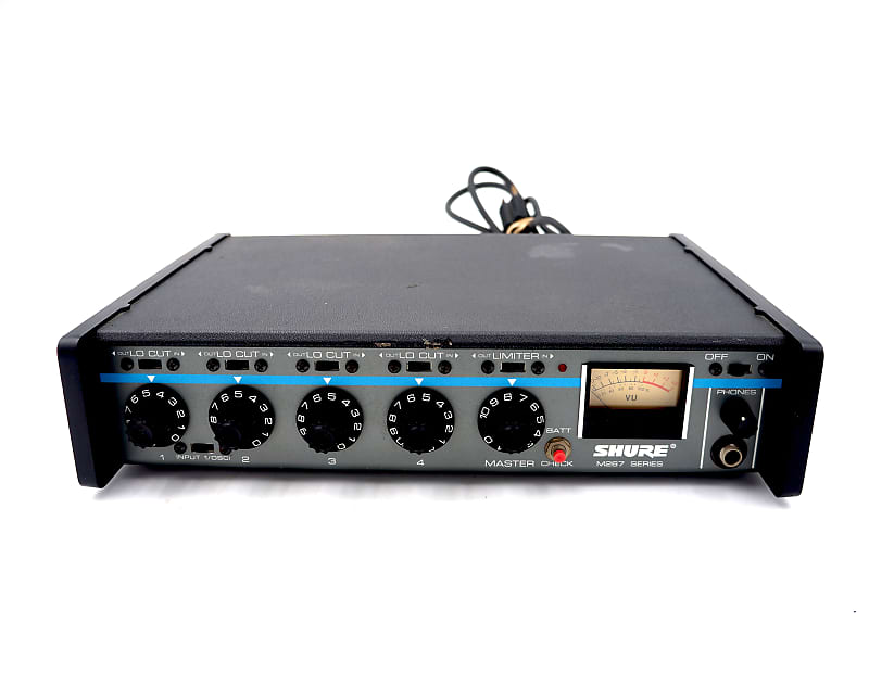 Vintage Shure M267 4 Chan Mixer Line Mic Preamp Limiter | Reverb