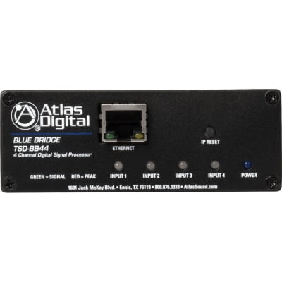 Atlas Sound TSD-BB44 BlueBridge 4 Input x 4 Output DSP Audio | Reverb