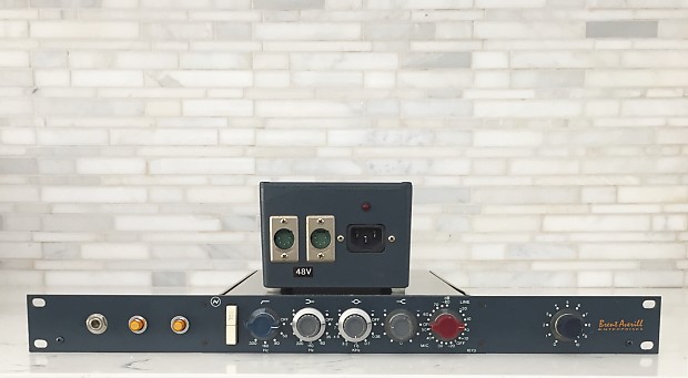 Vintage Neve 1073 Preamp and EQ racked by Brent Averill | Reverb