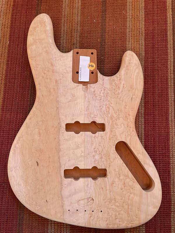 MusiKraft Jazz Bass Body (Fender-licensed) - unfinished | Reverb