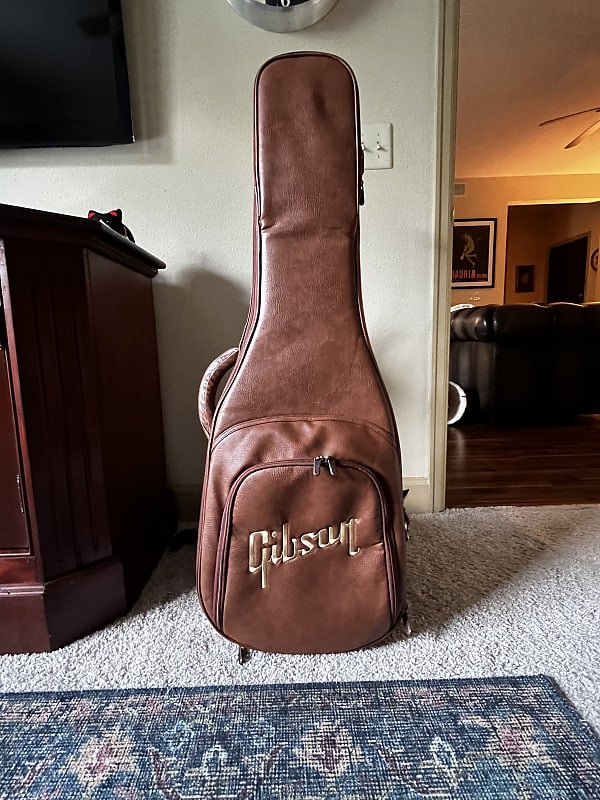 Gibson Gibson - USA Brown Leather Soft Case 2022 - Brown | Reverb