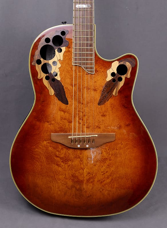 RARE Ovation CS 2000 Celebrity Deluxe Limited Edition Cherry | Reverb