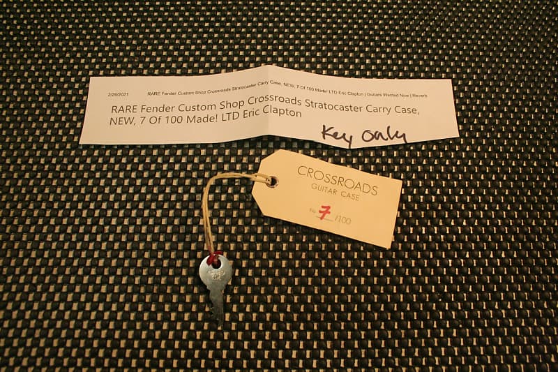 Fender Custom Shop Eric Clapton Crossroads Strat Key | Reverb