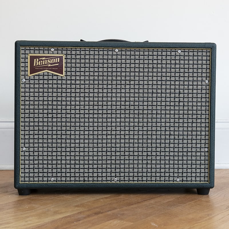 Benson Amps Bellringer 1x12 Green Tolex w/ Checkered Grill | Reverb