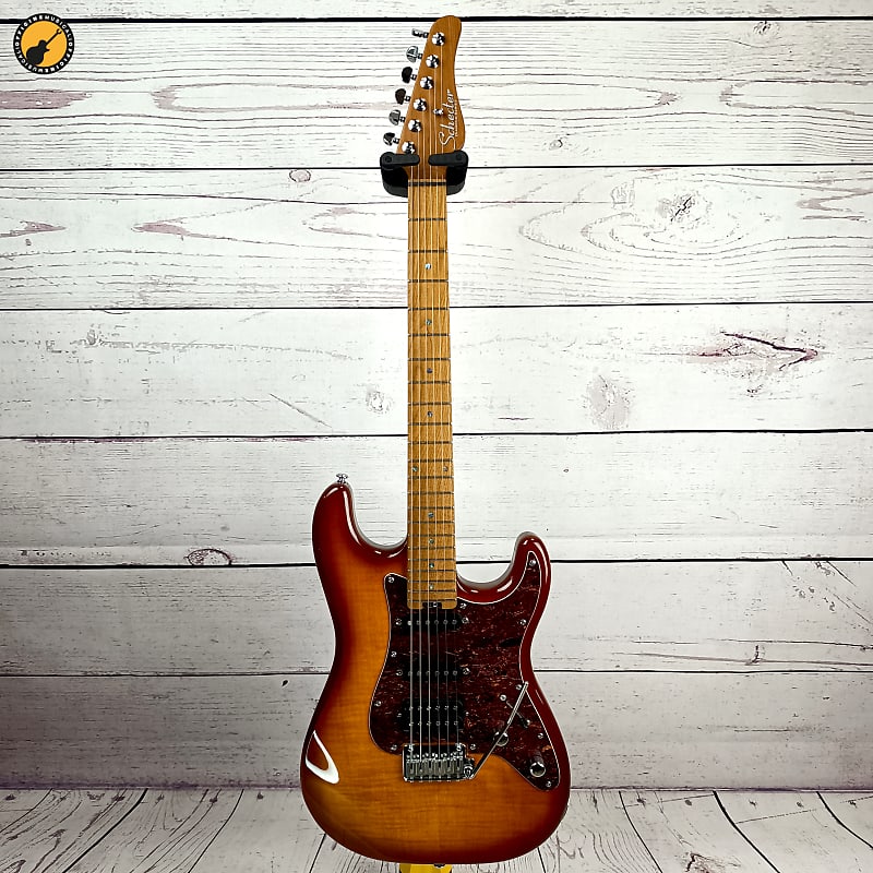 Schecter R66 Elite II Traditional - See Thru Vintage Burst | Reverb