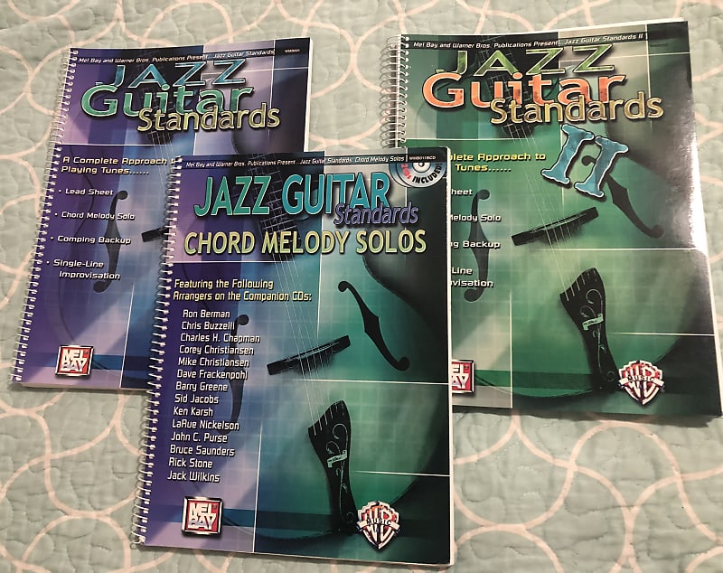 Jazz guitar standards I and II and Chord melodies solos tab | Reverb