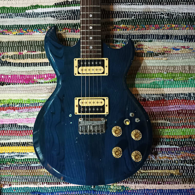 Aria Pro II Cardinal Series CS-350 1980-82 Trans Blue | Reverb UK