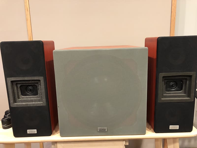 Lipinski L-505 pair with L150 sub Cherry Wood | Reverb
