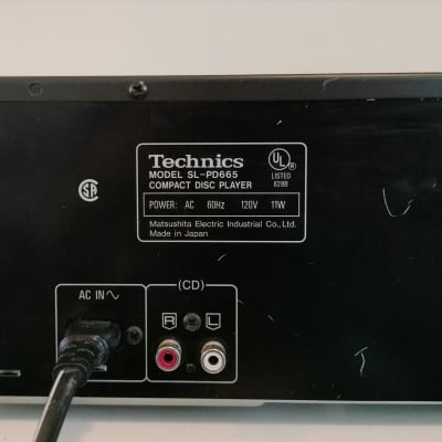 Technics SL-PD665 Compact Disc Changer 5 Disc 1995 | Reverb