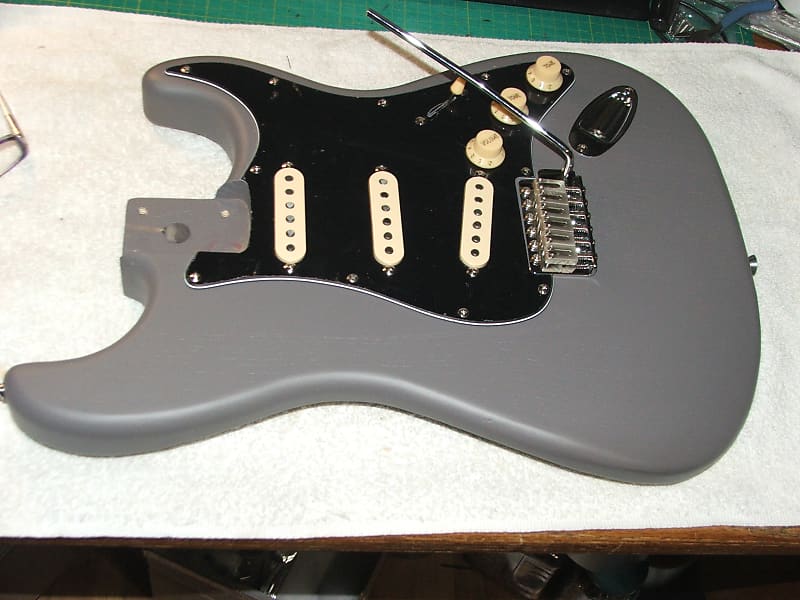 Grey Ash Strat Style Texas Specials Alnico PU's ..big block | Reverb