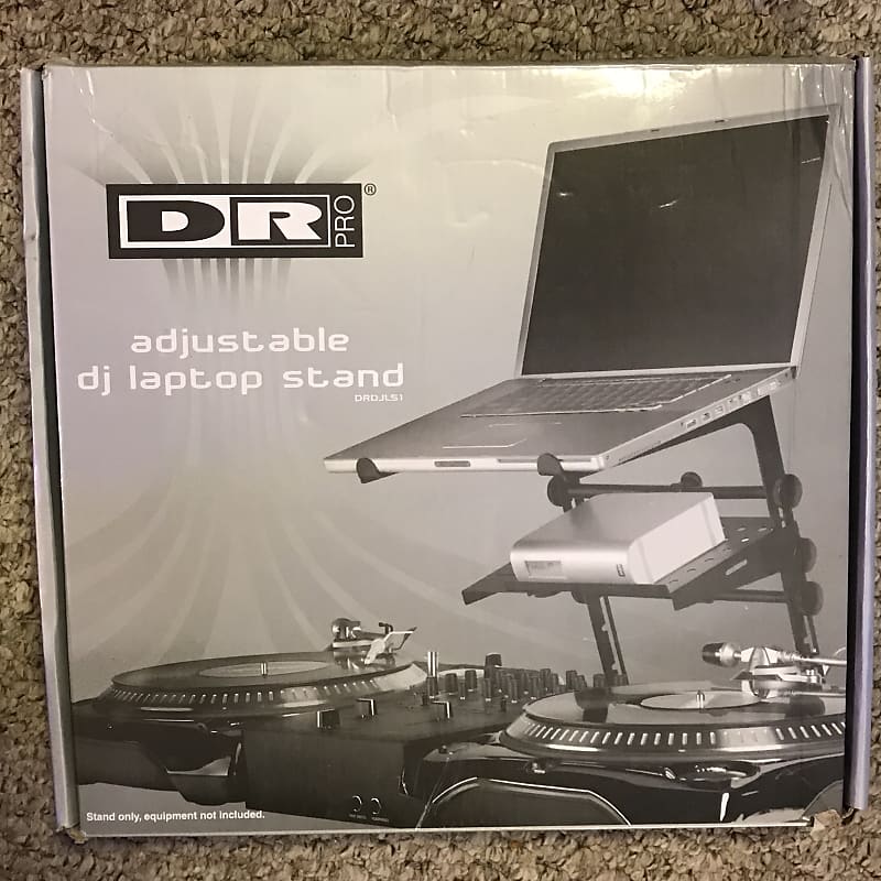 DR Pro Adjustable DJ Laptop Stand DRDJLS1 Black | Reverb