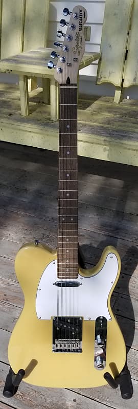 Fender Squier Standard Telecaster TV Yellow - 2001 | Reverb