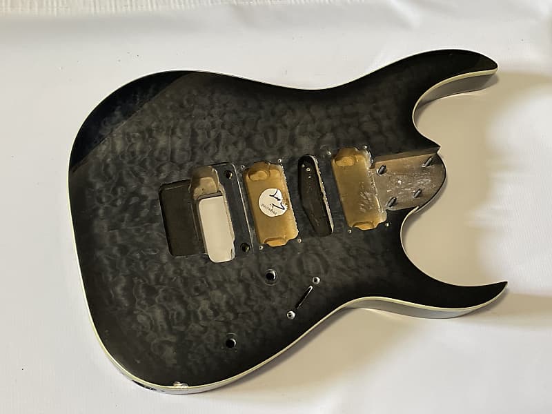 2006 Indonesian Ibanez RG4EX1 Transparent Gray Burst Bound | Reverb