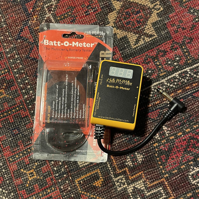 Analogman modded Keith McMillen Batt-O-Meter Pedal Battery | Reverb