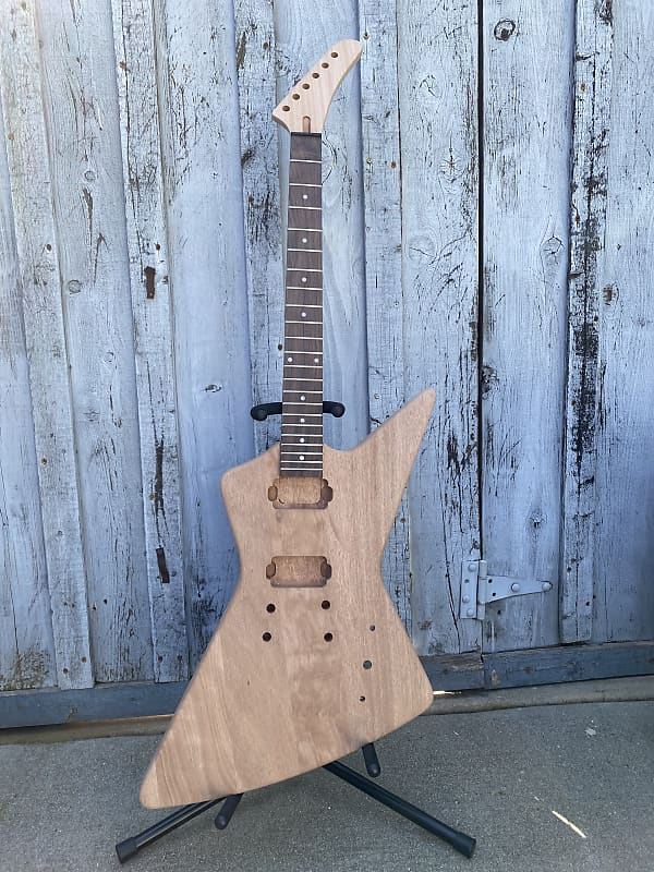 DIY Explorer Style Guitar Kit - Unfinished | Reverb