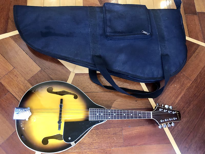 Johnson Ma100 Mandolin Tobacco Sunburst with Padded Gig Bag | Reverb