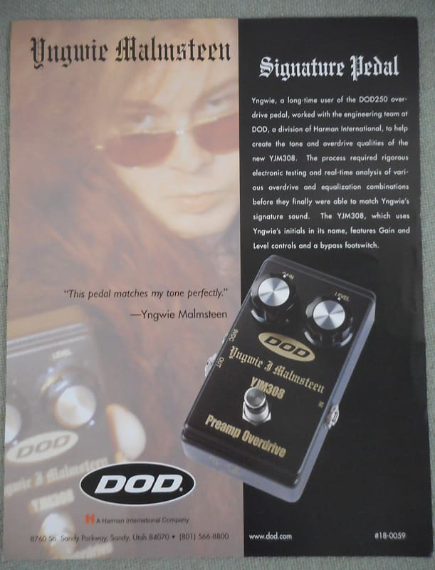 DOD Promotional Flyer Late 80s' | Reverb