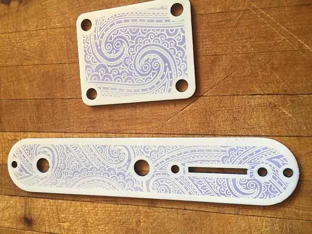 Custom Telecaster Control Plate and Neck Plate | Reverb