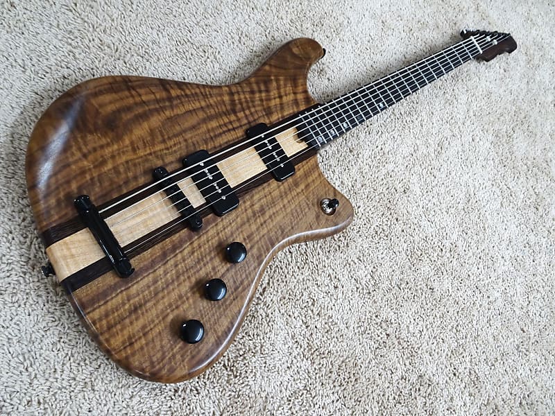 Rukavina Black Walnut and Wenge Bass VI | Reverb