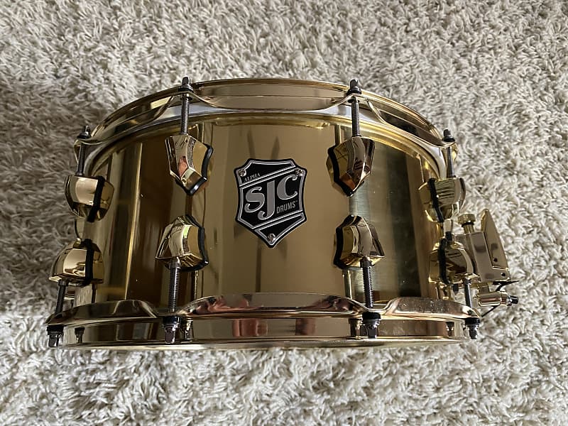 SJC Alpha Brass Snare - 14x6.5! | Reverb