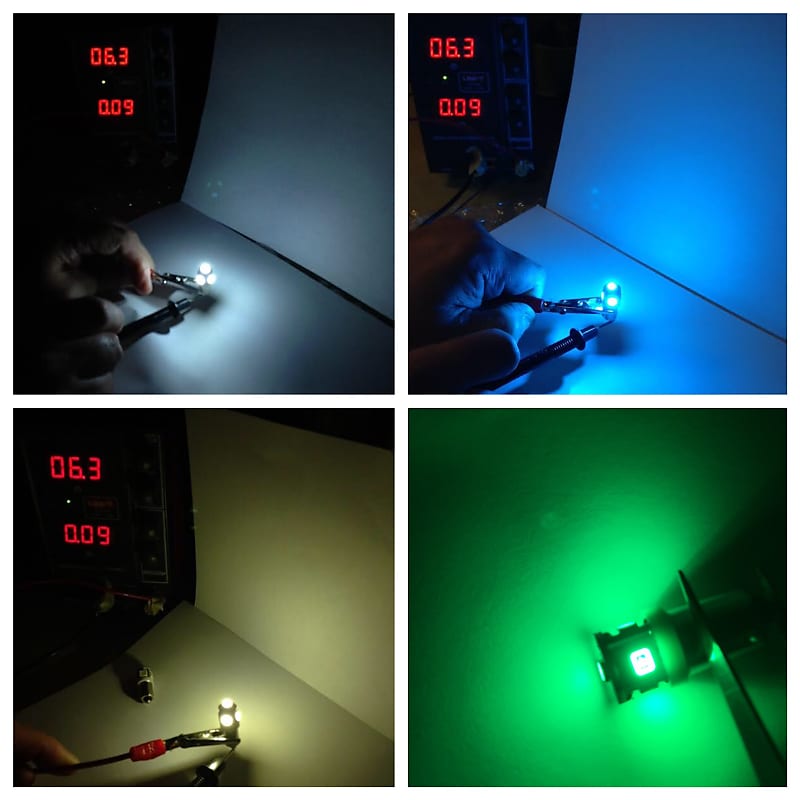 (10)Bayonet 6.3v LED lamps for Kenwood kr kt | Reverb