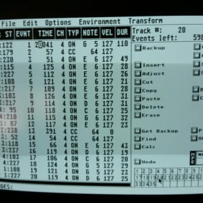 MIDI Recording Sequencer for Atari ST Dr T's KCS Omega 4.0 | Reverb