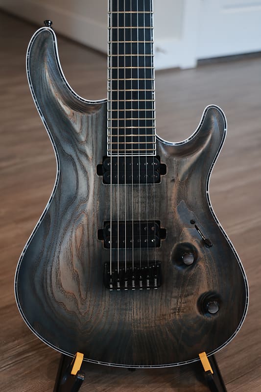 Mayones Regius Gothic Core 7, Antique Black | Reverb