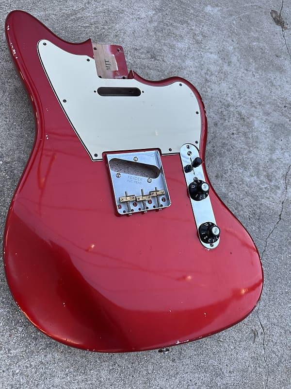 MJT Offset Telecaster - Candy apple red nitro | Reverb