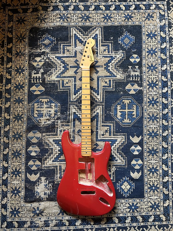 1978 Greco SE 500 Rare Red Sparkle Finish Project Husk Strat | Reverb