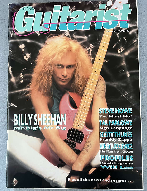 Guitarist Billy Sheehan 1989 - Multi | Reverb