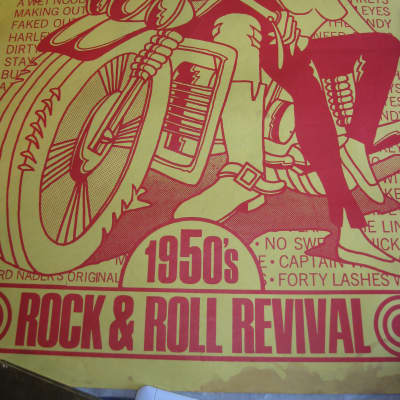 Richard Nader’s Rock & Roll Revival, 1973, Original Poster | Reverb