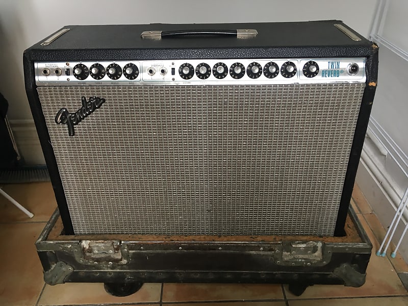 Fender Twin Reverb 1974 Silverface, With Flight Case and | Reverb