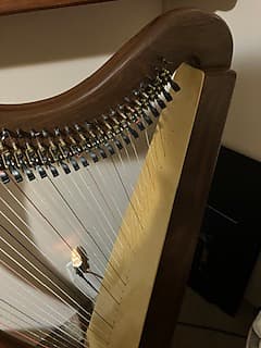Blevins 34 string lever harp River Song 2017 - Walnut | Reverb