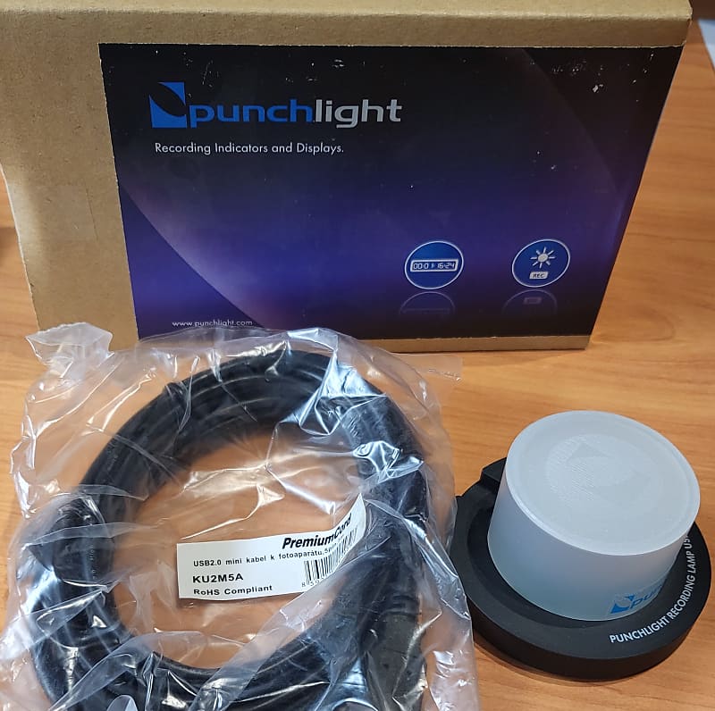 Punchlight Recording Lamp USB (NOT RGB!!) - Black | Reverb Canada
