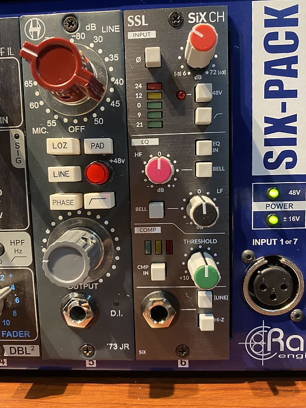 SSL 500-Series SiX Channel | Reverb