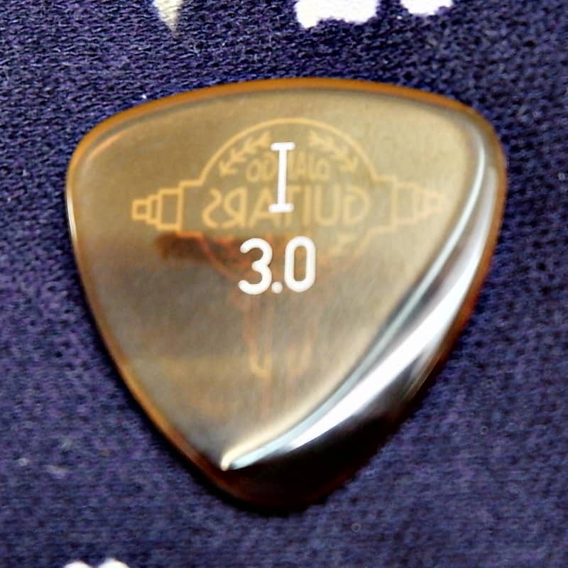 DjangoGuitars #1 Gypsy Jazz Pick 3.0mm - Vintage Galaith | Reverb
