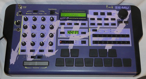 E-MU Emu MP-7 MP7 Mo'Phatt Command Station Synth | Reverb