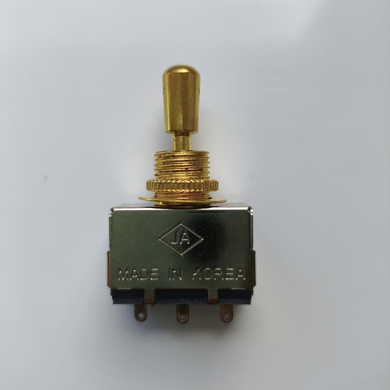 3 way toggle switch, Gold Metal Tip | Reverb UK
