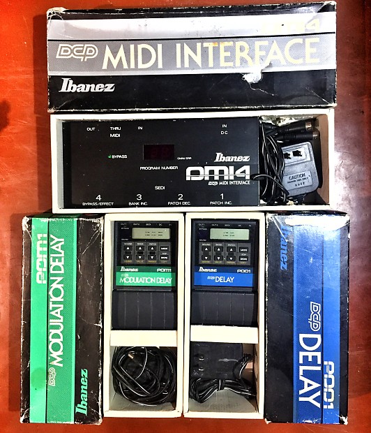 Ibanez DCP-series PDD1 Delay, PDM1 Modulation Delay, DMI4 | Reverb